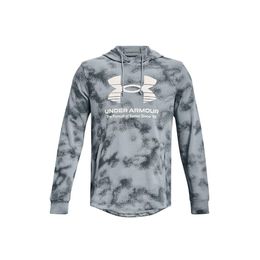 Under Armour Sportsweatshirt 'Rival' Herren Gr&ouml;&szlig;e M opal / taubenblau / wei&szlig;