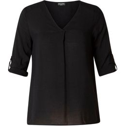 Base Level Curvy Blouse female Black size 50