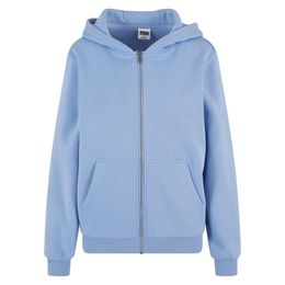 Urban Classics Zip-Up Hoodie female Blue size XXXL
