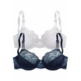 Nuance Bra female Blue, White size 95