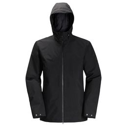 Jack Wolfskin Outdoor jacket male Black size XXXL