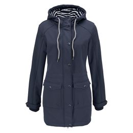 Polarino Softshellparka Damen Größe 7XL dunkelblau