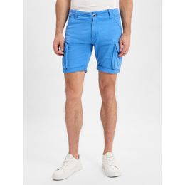 Alpha Industries Cargo Pants ' Crew Short ' male Blue size 36
