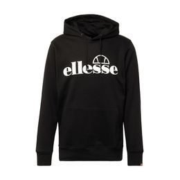 Ellesse Sportsweatshirt 'Oodia OH' Herren Größe XS schwarz / weiß
