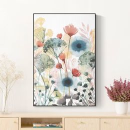 Akustik-Wechselbild Wildblumen im Sommer I