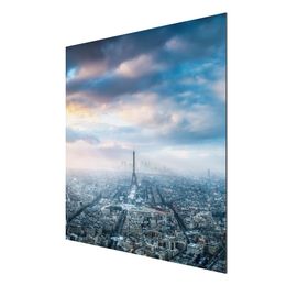 Bilderwelten Alu-Dibond Outdoor Bild Winter in Paris