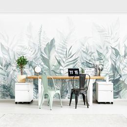 Bilderwelten Fototapete Botanik - Tropische Bl&auml;tter Gr&uuml;n Wohnzimmer,Schlafzimmer Vliestapete inkl. Kleister oder selbstklebend