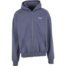 Pegador Sweatjacke 'Bronson' Herren Gr&ouml;&szlig;e S taubenblau / wei&szlig;