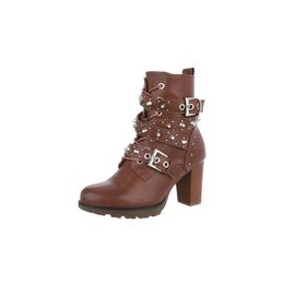 Ital-Design Ankle Boots female Brown size 36