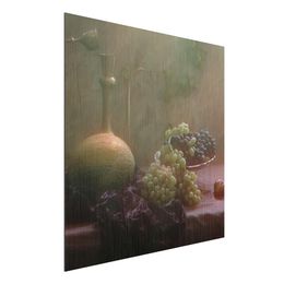 Bilderwelten Alu-Dibond Outdoor Bild Stillleben mit Fr&uuml;chten