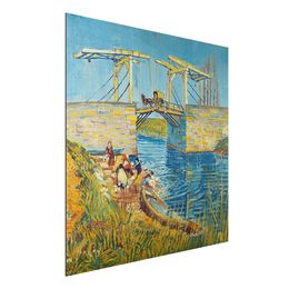 Bilderwelten Alu-Dibond Outdoor Bild Vincent van Gogh - Zugbr&uuml;cke in Arles
