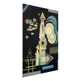 Bilderwelten Alu Dibond Outdoor Bild originell einzigartig Abstrakt wetterfest - Wassily Kandinsky - Pfeile - Deko Wohnzimmer Schlafzimmer
