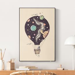 Akustik-Wechselbild Kosmischer Ballon