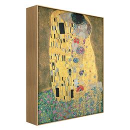 Bilderwelten Akustik-Wechselbild Gustav Klimt - Der Kuß