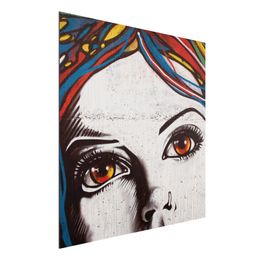Bilderwelten Alu-Dibond Outdoor Bild Punk Graffiti