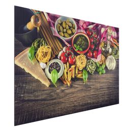 Bilderwelten Alu-Dibond Outdoor Bild Pasta