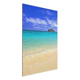 Bilderwelten Alu-Dibond Outdoor Bild Paradise Beach