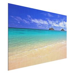 Bilderwelten Alu-Dibond Outdoor Bild Paradise Beach