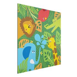 Bilderwelten Alu-Dibond Outdoor Bild Zootiere