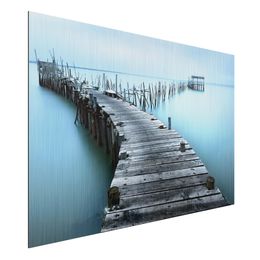 Bilderwelten Alu-Dibond Outdoor Bild Der Hafen von Carrasqueira