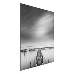 Bilderwelten Alu-Dibond Outdoor Bild Der alte Pier
