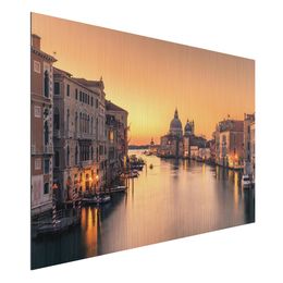 Bilderwelten Alu-Dibond Outdoor Bild Goldenes Venedig