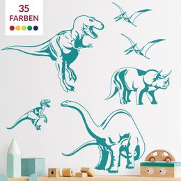 Bilderwelten Wandtattoo 6-teilig Dino Set