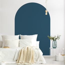 Bilderwelten Rundbogen Tapete Ocean Blue - Schlafzimmer Wohnzimmer - hinterm Bett - halbrund rund - selbstklebend Fototapete