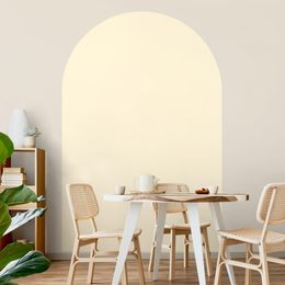 Bilderwelten Rundbogen Tapete Kaschmir - Schlafzimmer Wohnzimmer - hinterm Bett - halbrund rund - selbstklebend Fototapete