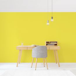 Bilderwelten Fototapete Vliestapete Unifarben Wandtapete einzigartig - Colour Lemon Yellow - Deko Wohnzimmer Schlafzimmer