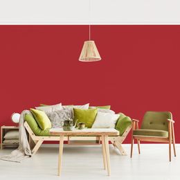 Bilderwelten Fototapete Vliestapete Unifarben Wandtapete einzigartig - Colour Carmin - Deko Wohnzimmer Schlafzimmer