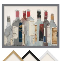 Bilderwelten Bild mit Rahmen - Querformat Wein & Spirituosen I