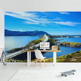 Bilderwelten Fototapete Crossing Norway