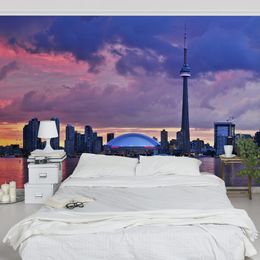 Bilderwelten Fototapete Stadt modern 3D-Effekt einzigartig - Fascinating Toronto - Skylines Wohnzimmer Schlafzimmer