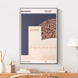 Akustik-Wechselbild Secession - Plakat