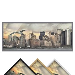 Bilderwelten Bild mit Rahmen - Panorama No.YK1 New York