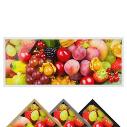 Bilderwelten Bild mit Rahmen Kulinarisch einzigartig Motiv inkl. Rahmung - Colourful Exotic Fruits - Deko K&uuml;che