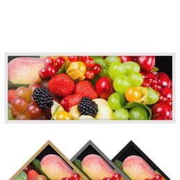 Bilderwelten Bild mit Rahmen - Panorama Obst Mix