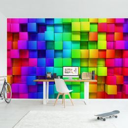 Bilderwelten Fototapete 3D W&uuml;rfel