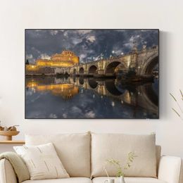 Akustik-Wechselbild Ponte Sant'Angelo in Rom