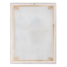 Bilderwelten Leinwandbild Jonas Loose Fotomontage Pop Art Tiere Fisch in Pastell - Leinwanddruck Hochformat - Wandbild S-XXL - moderne Bilder auf Leinwand Flur