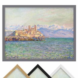 Bilderwelten Bild mit Rahmen - Querformat Claude Monet - Antibes-Le Fort