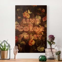 Bilderwelten Leinwandbild Live Color Fully