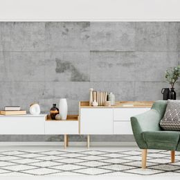 Bilderwelten Fototapete Gro&szlig;e Betonplatten