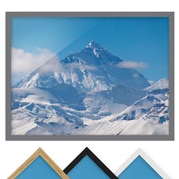 Bilderwelten Bild mit Rahmen - Querformat Mount Everest
