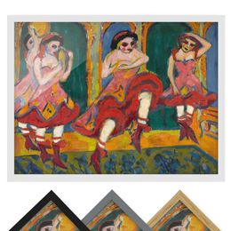 Bilderwelten Bild mit Rahmen - Querformat Ernst Ludwig Kirchner - Czardast&auml;nzerinnen