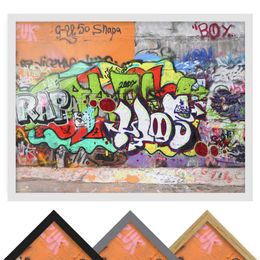 Bilderwelten Bild mit Rahmen - Querformat Graffiti Wall