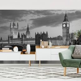 Bilderwelten Tapete - Fototapete Skyline - London bei Nacht II - Wandtapete Schlafzimmer Wohnzimmer - auch selbstklebend