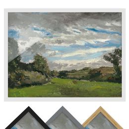 Bilderwelten Bild mit Rahmen - Querformat Vincent van Gogh - In den D&uuml;nen