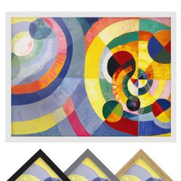 Bilderwelten Bild mit Rahmen - Querformat Robert Delaunay - Forme circulaire